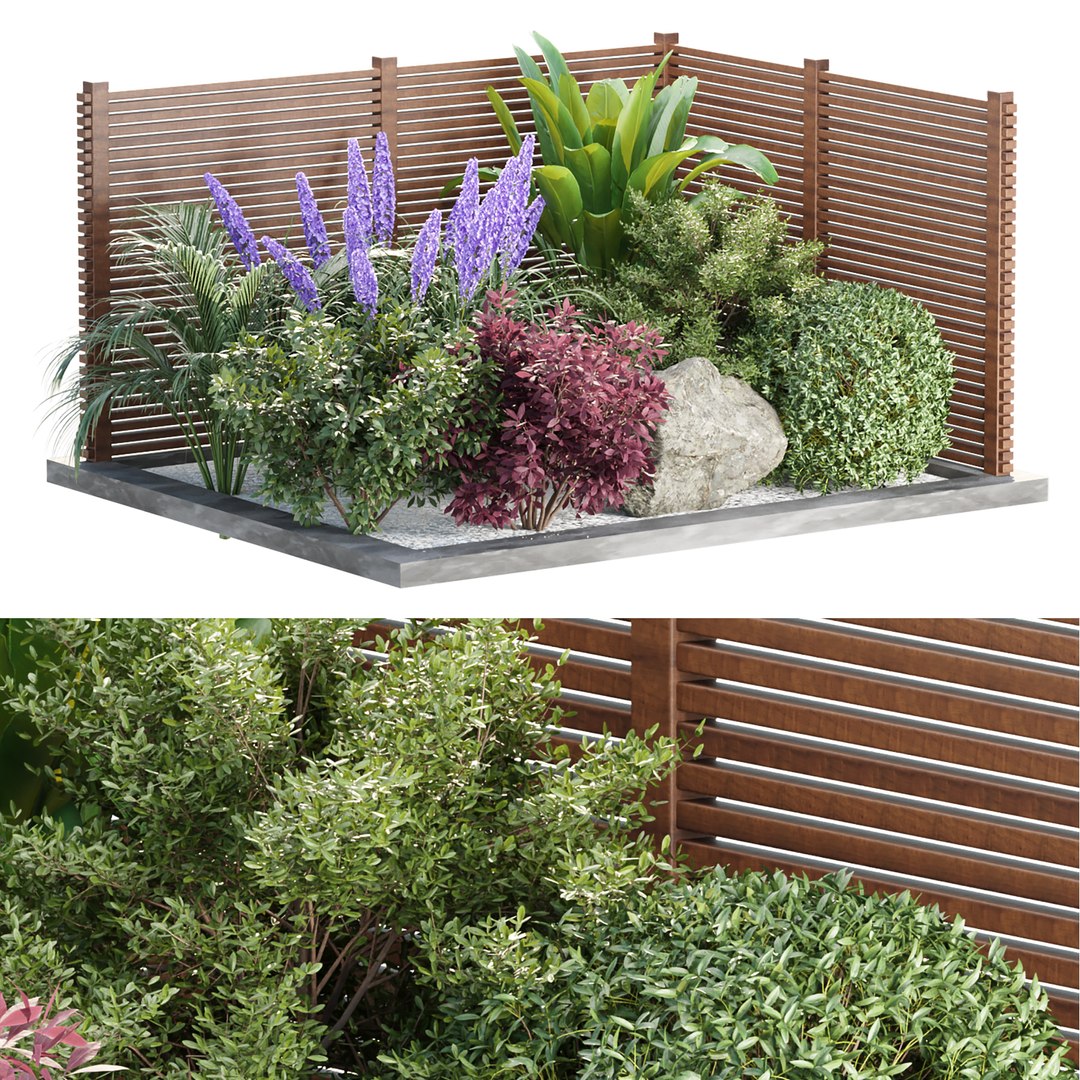 3D Outdoor Plants For Garden Collection Vol 378 Model - TurboSquid 2519398