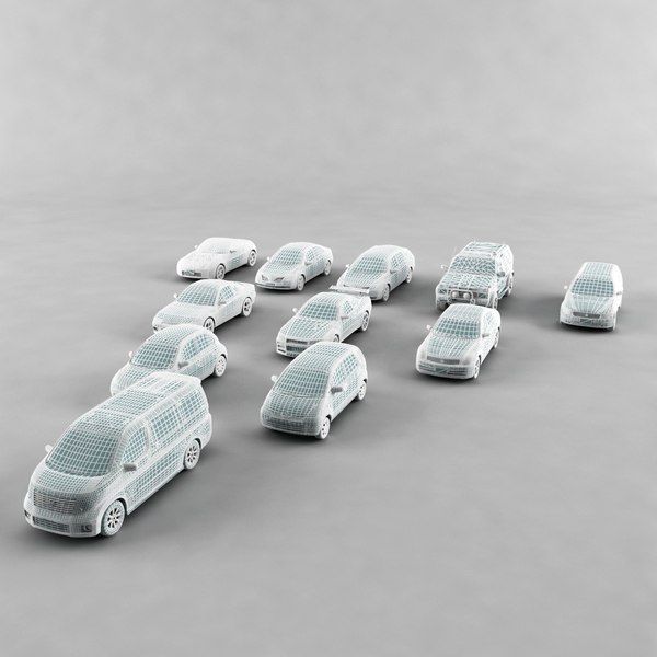 nissan car pack vehicle 3d model