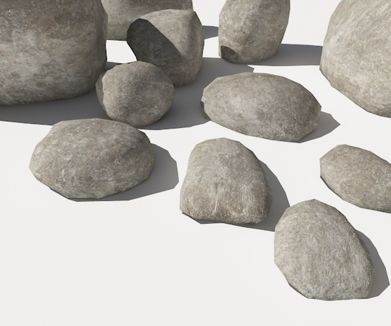 3d stones - 1 model