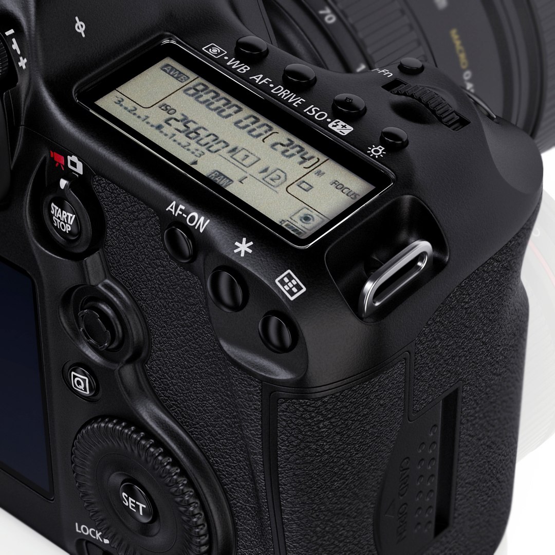 Canon eos 5d mark iii 3D model - TurboSquid 1191679