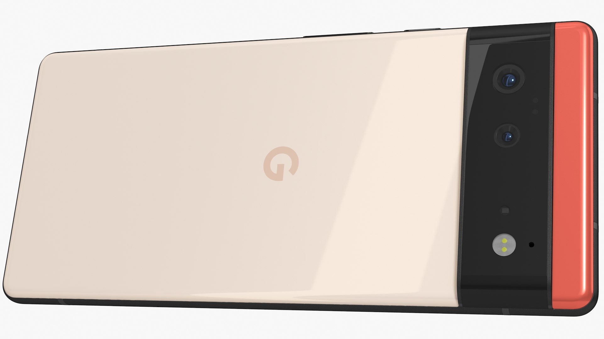 3D Google Pixel 6 Kinda Coral - TurboSquid 1806280