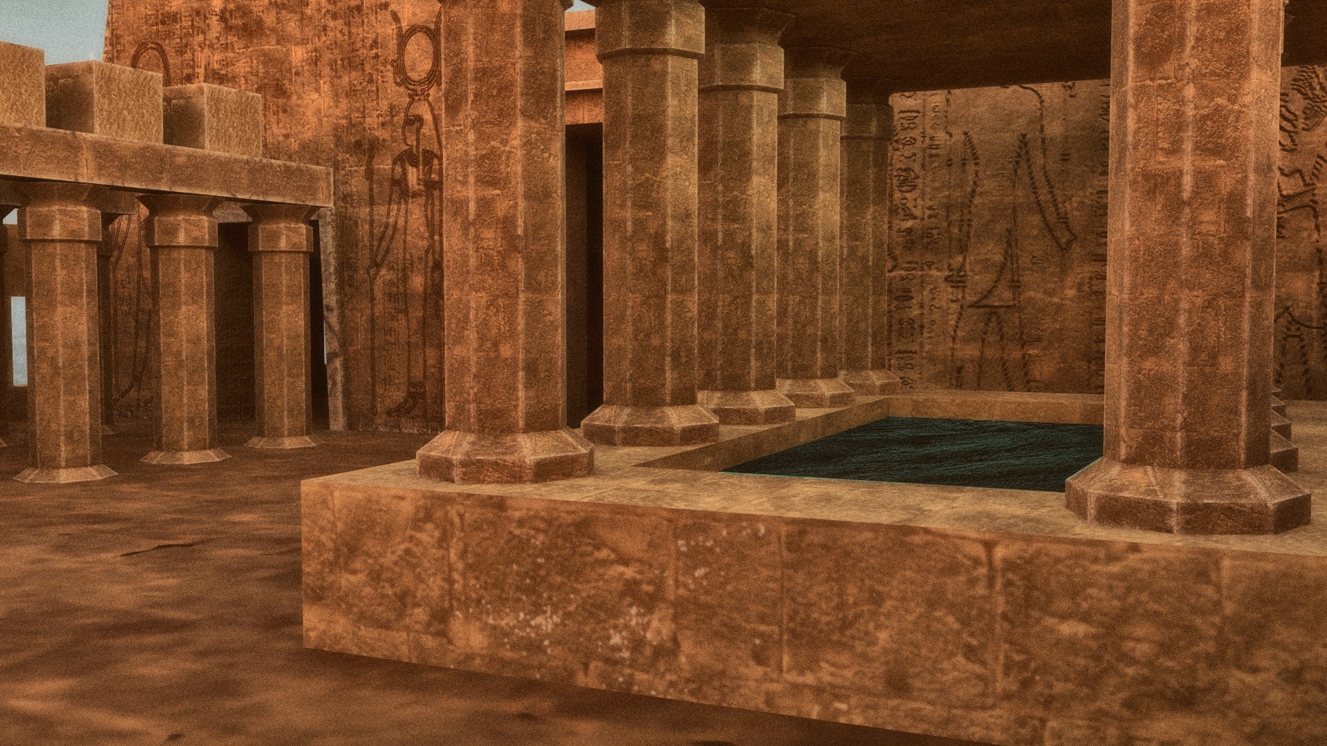 3D Low Poly - Islands Of Philae - Ancient Egypt - TurboSquid 1736084