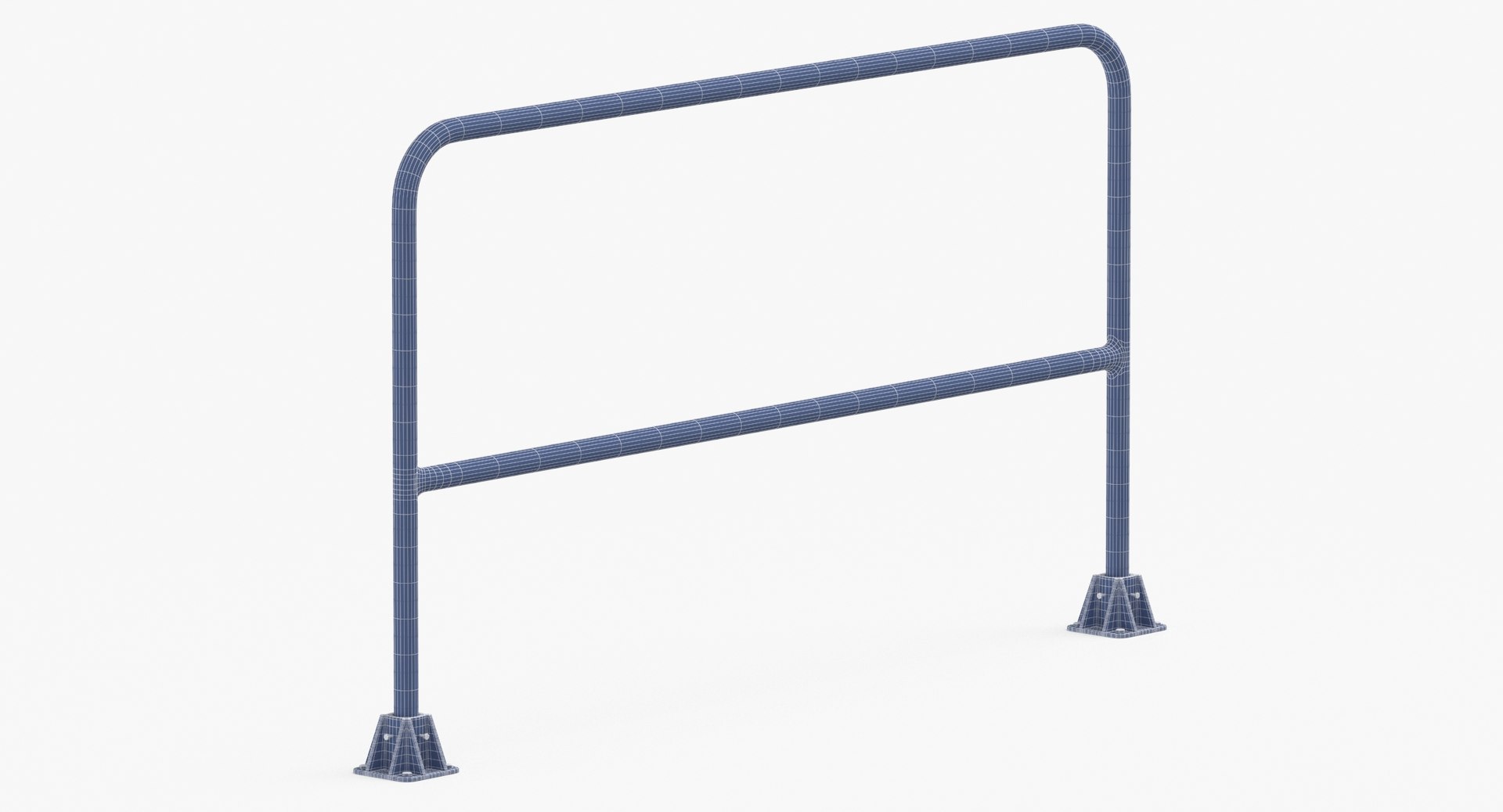 Barrier 03 Long Clean 3D Model - TurboSquid 1874689