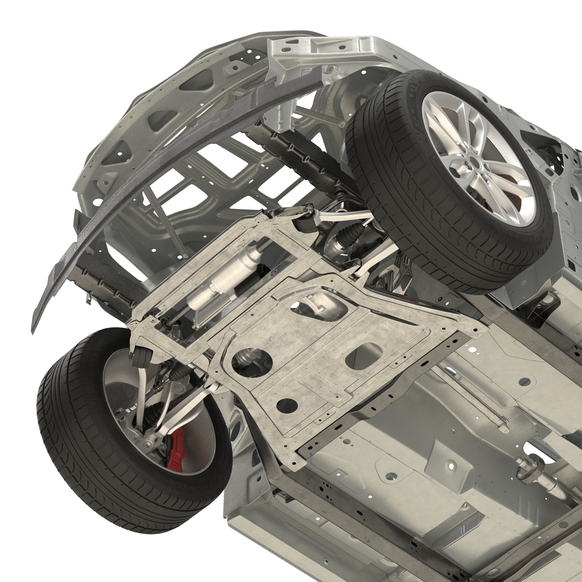 3D suv frame chassis rigged model - TurboSquid 1504534