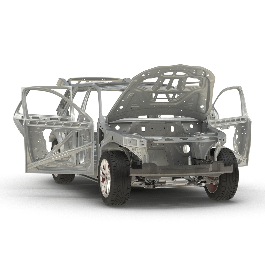3D suv frame chassis rigged model - TurboSquid 1504534