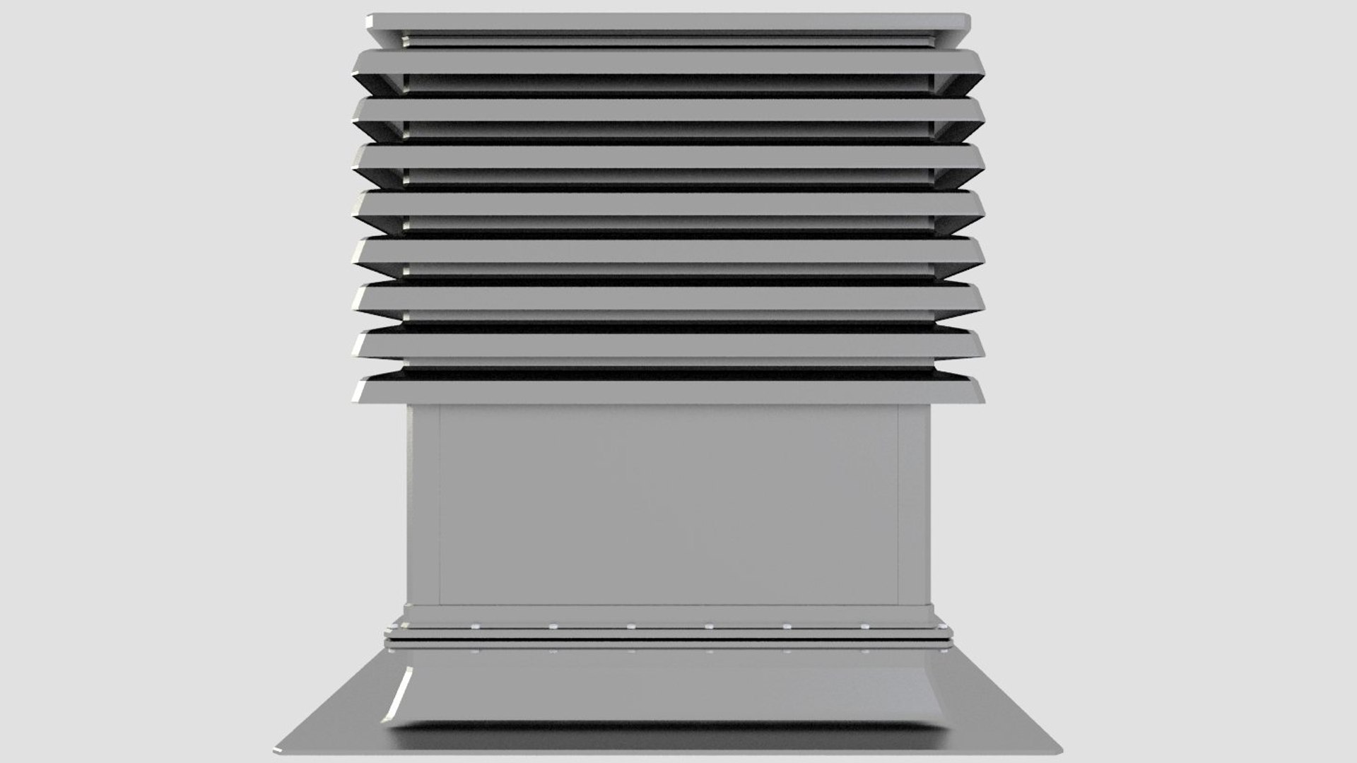 Ventilation Fan Roof 3D Model - TurboSquid 1525870