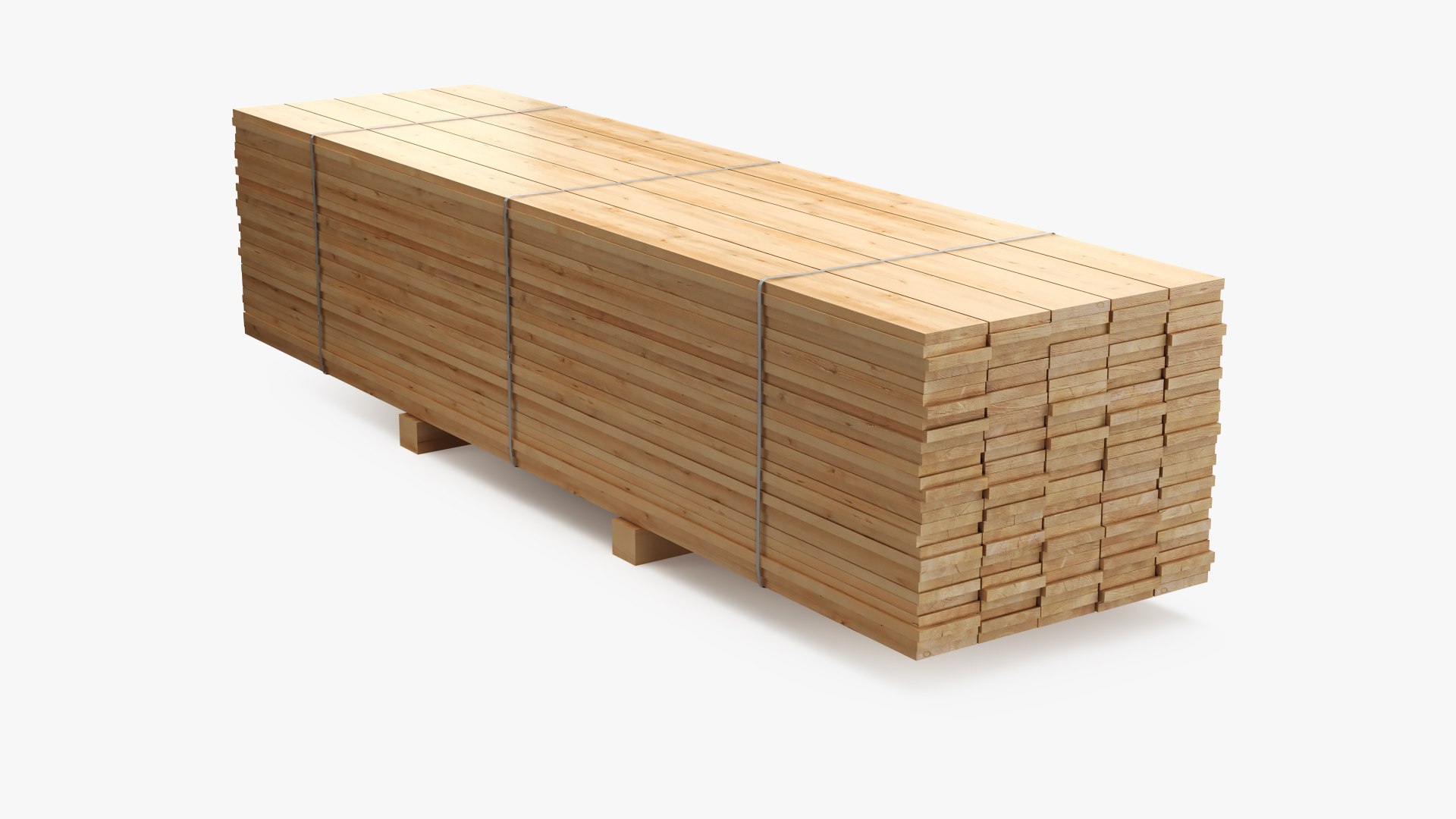 Pallet Pine Timber Model - TurboSquid 1570971
