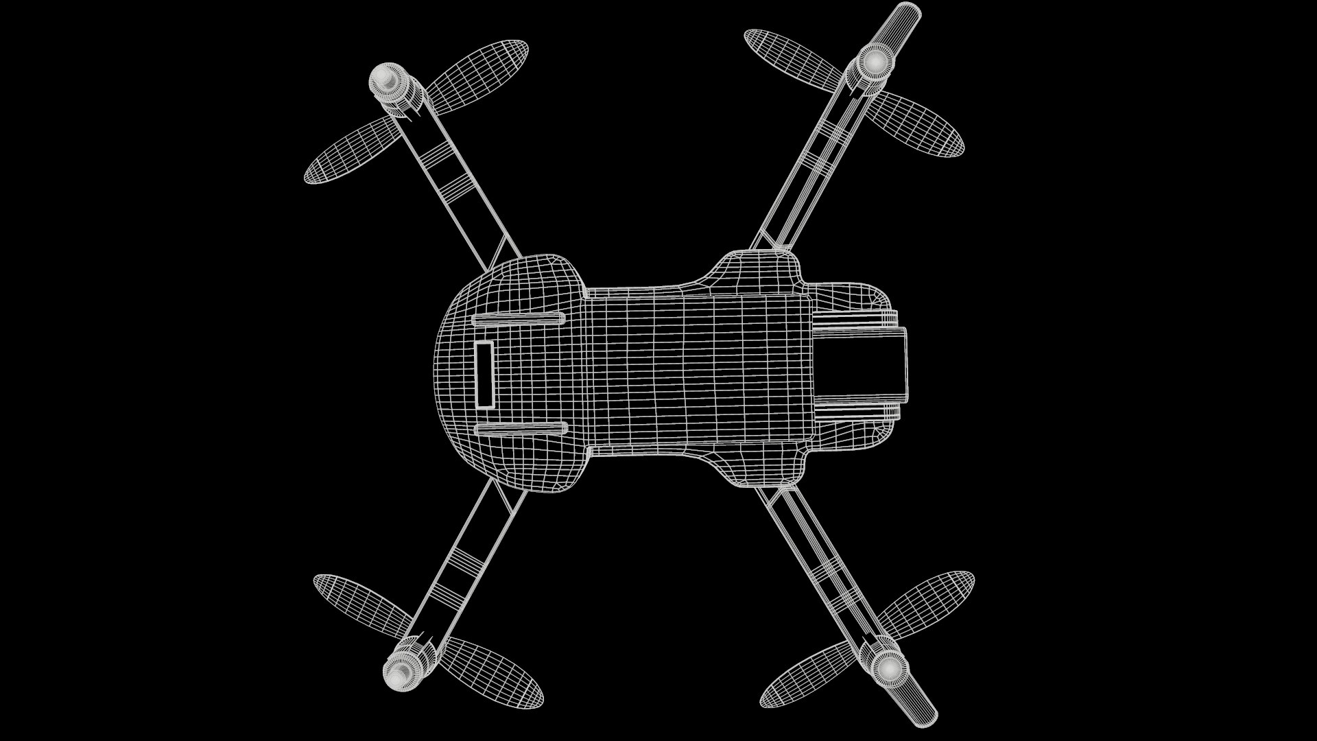3D FPV Camera Drones With Carrying Case - TurboSquid 2215559