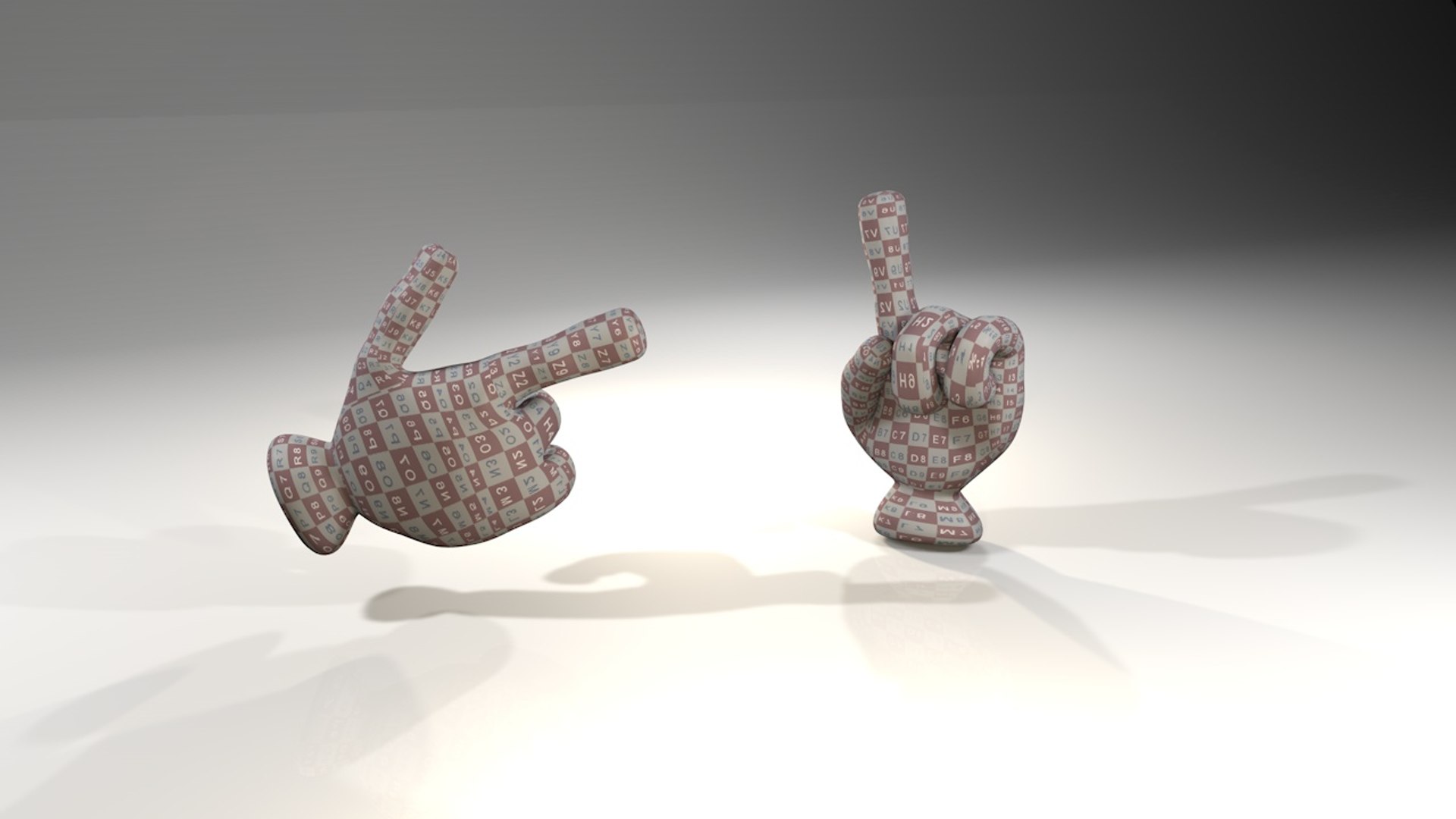 3D Cartoon Hand Rigged - TurboSquid 1237129