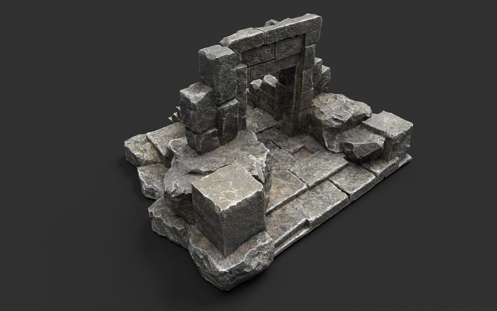 Ancient Gate 3D Model - TurboSquid 1768348
