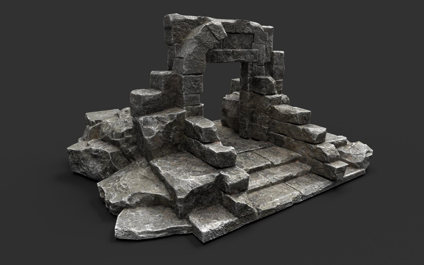 Ancient Gate 3D Model - TurboSquid 1768348