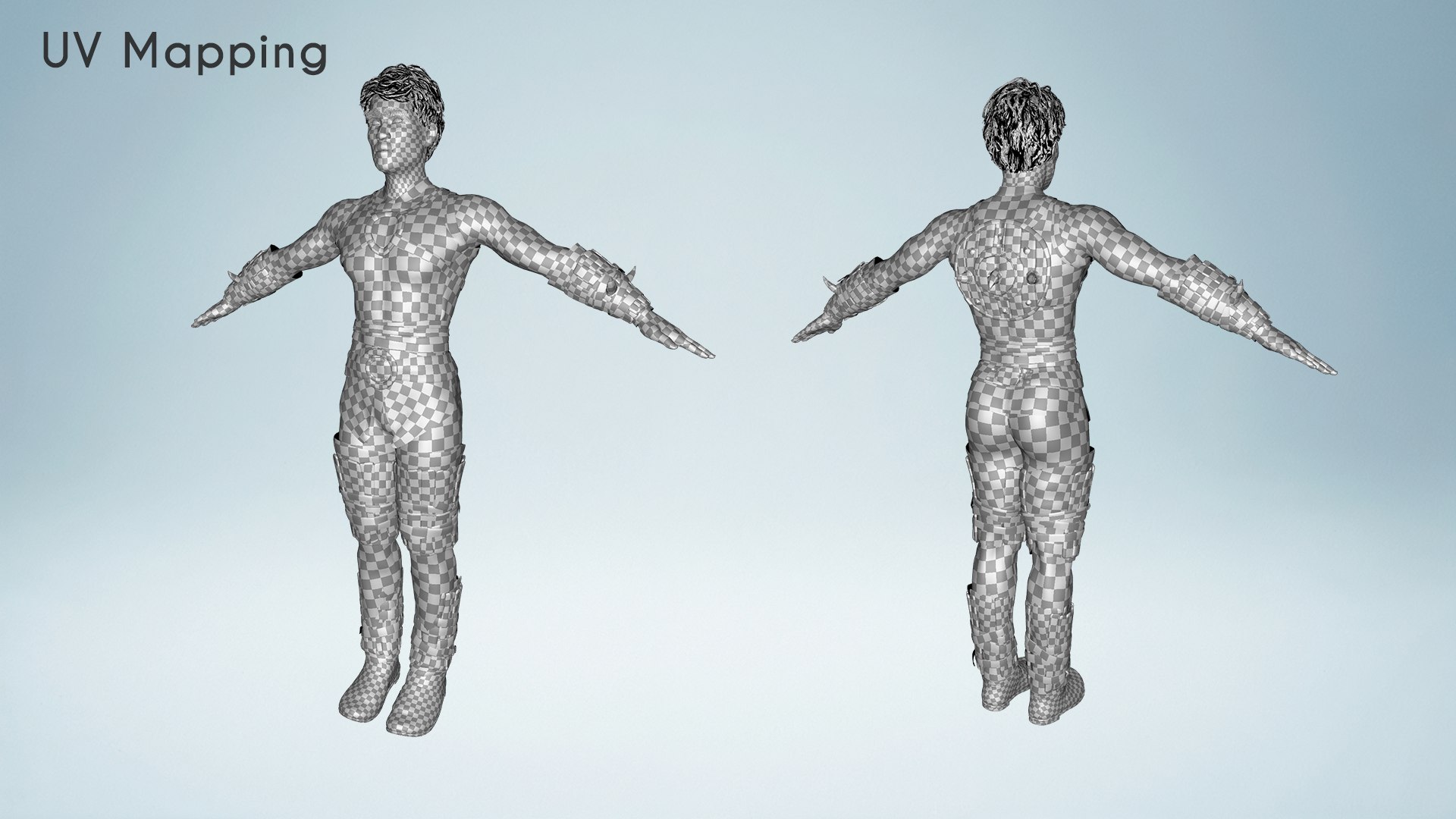 3D Warrior Barbarian Fighter Rigged Adventurer Male Model - TurboSquid ...