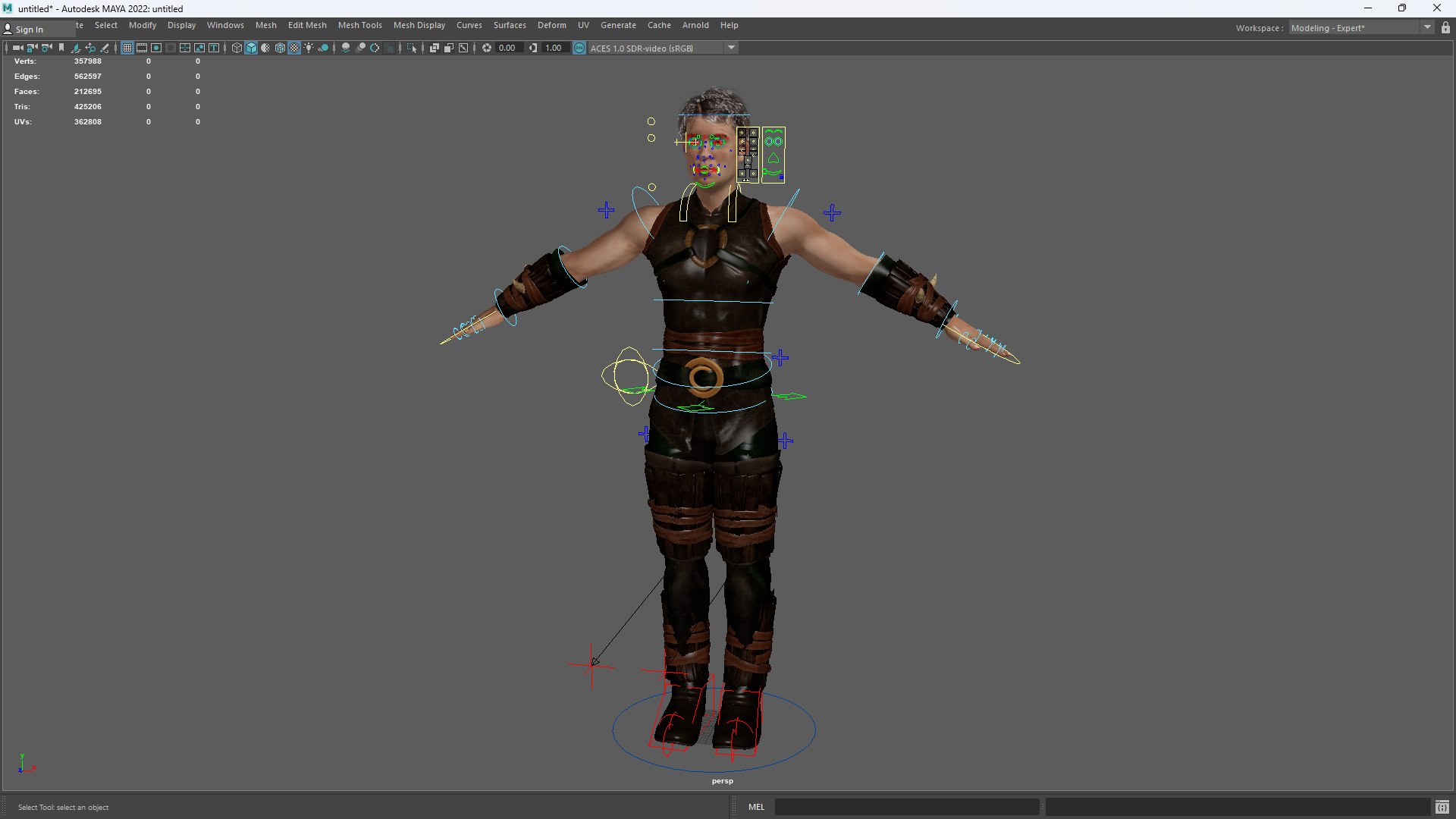 3D Warrior Barbarian Fighter Rigged Adventurer Male Model - TurboSquid ...