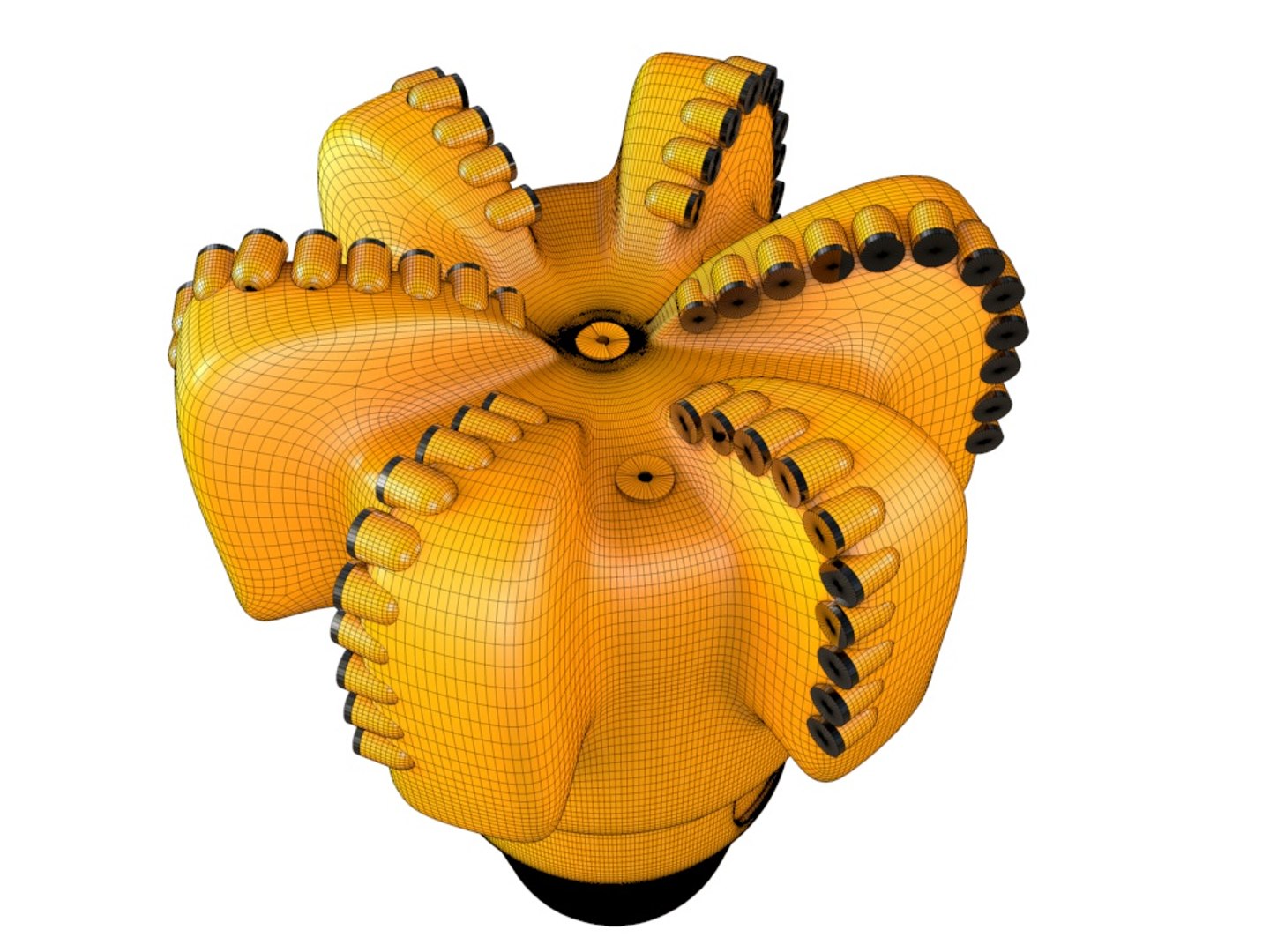 pdc drill bits 3d c4d