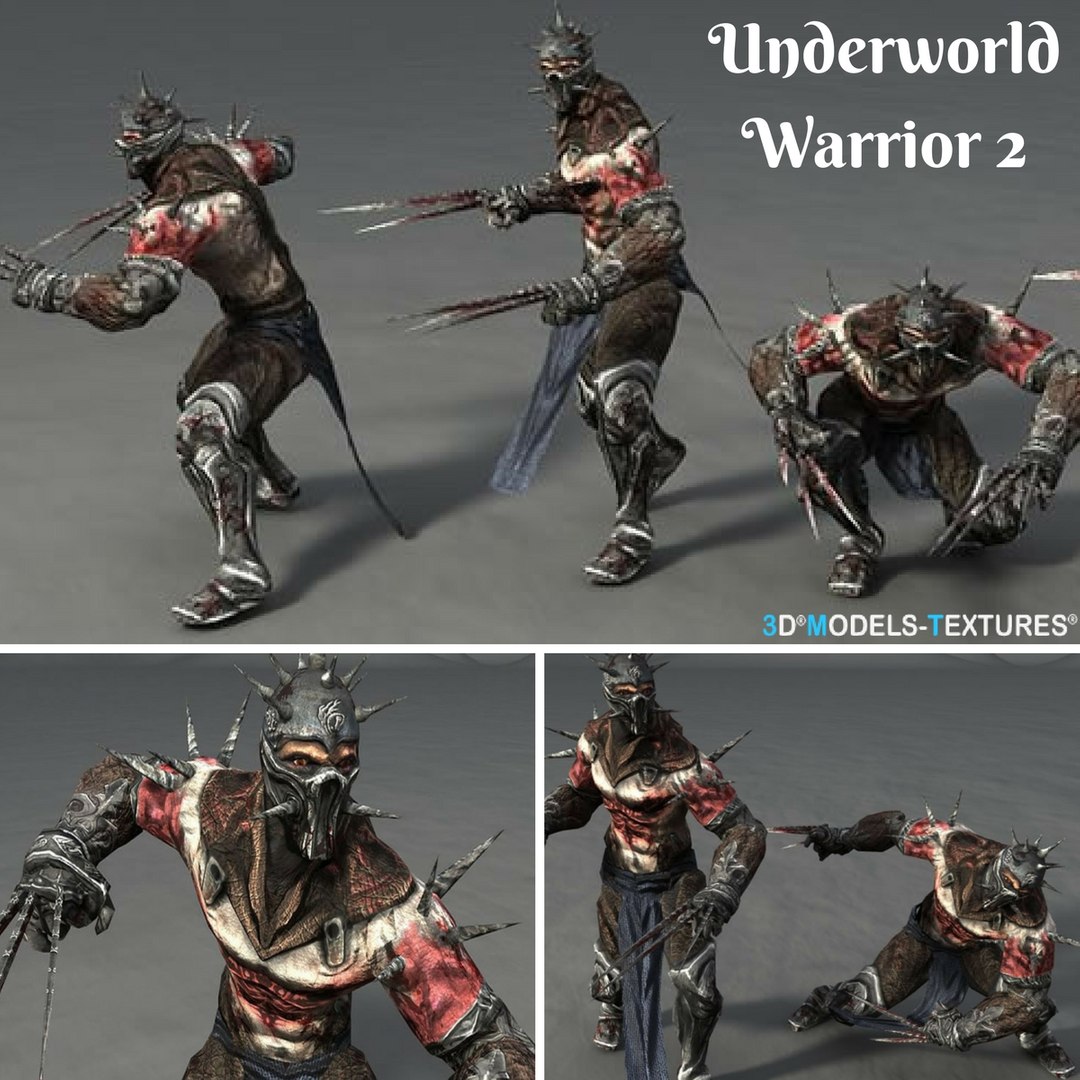 3D Model Underworld Warrior - TurboSquid 1209898