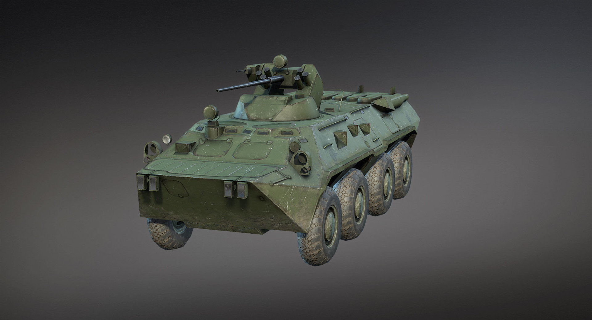 3D Lod Low-poly Btr-80a - TurboSquid 1151690