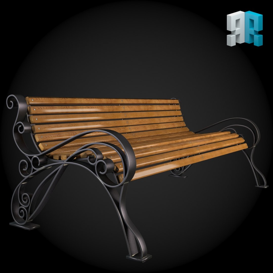 bench 3d max