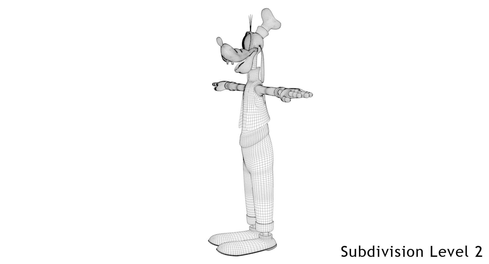 3d Model Disneys Goofy