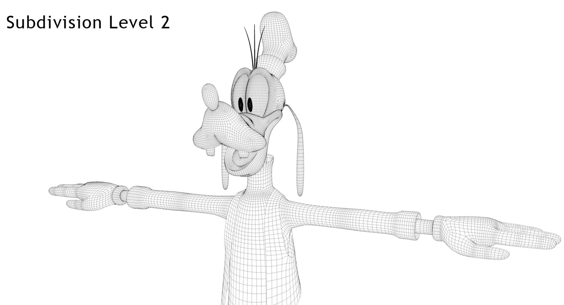 3d Model Disneys Goofy