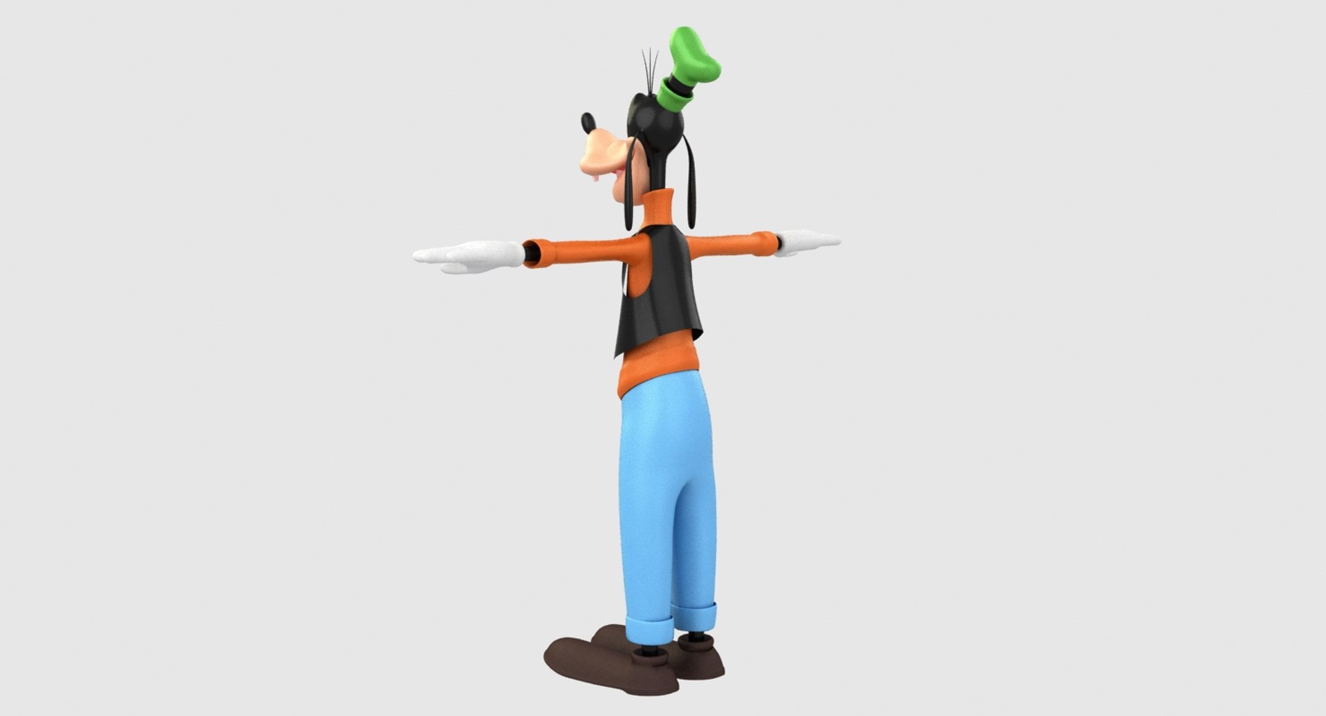 3d Model Disneys Goofy