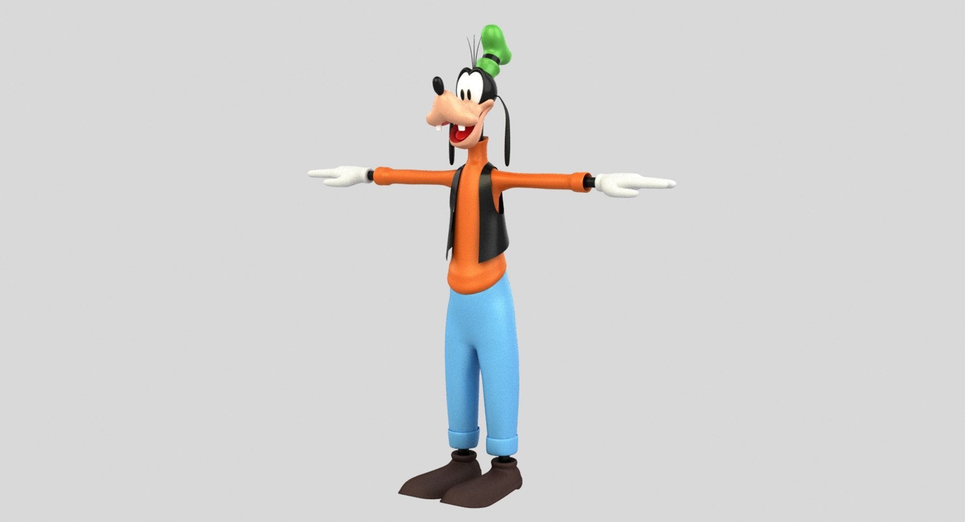 3d Model Disneys Goofy
