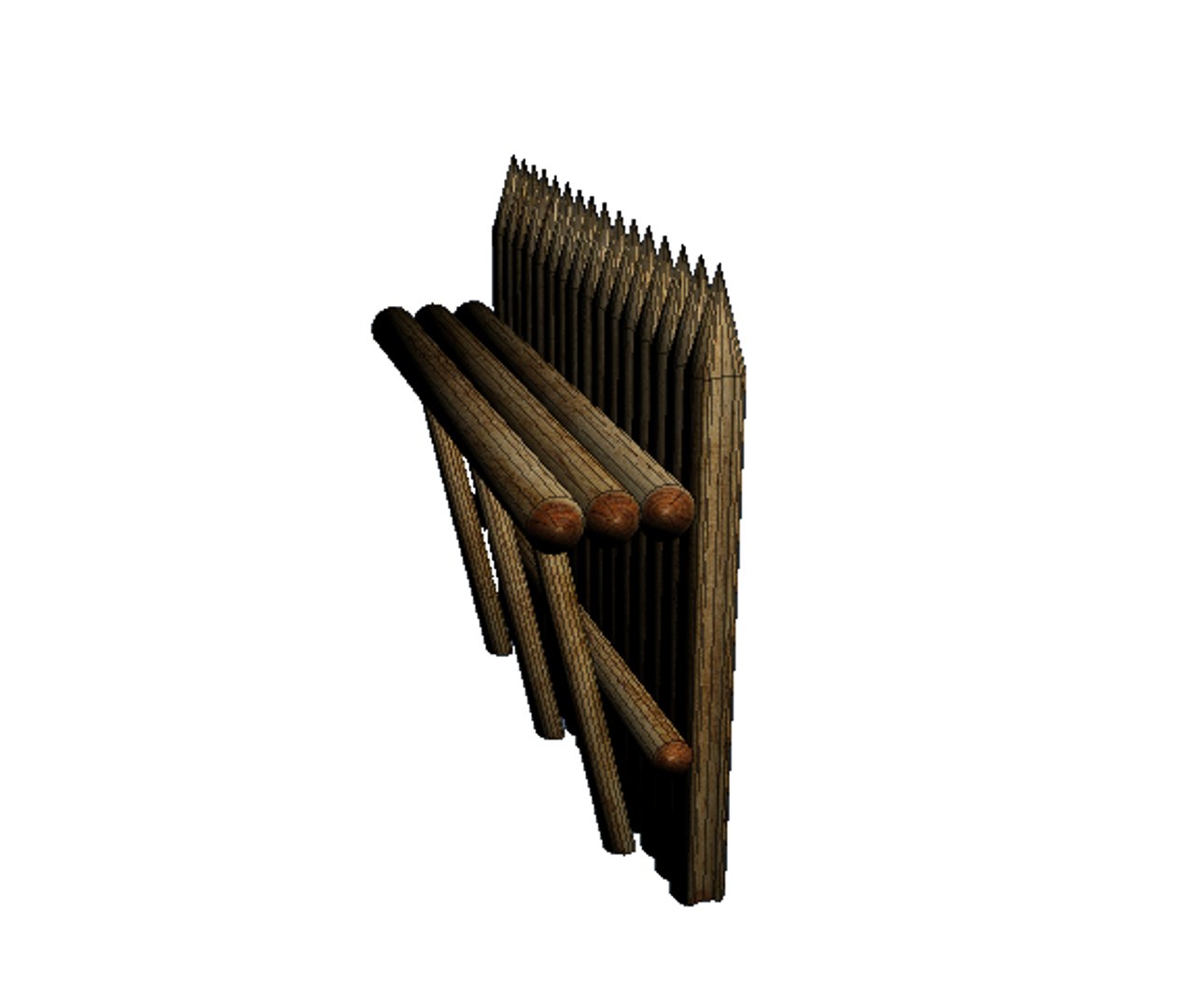 3d Wall Defence Model