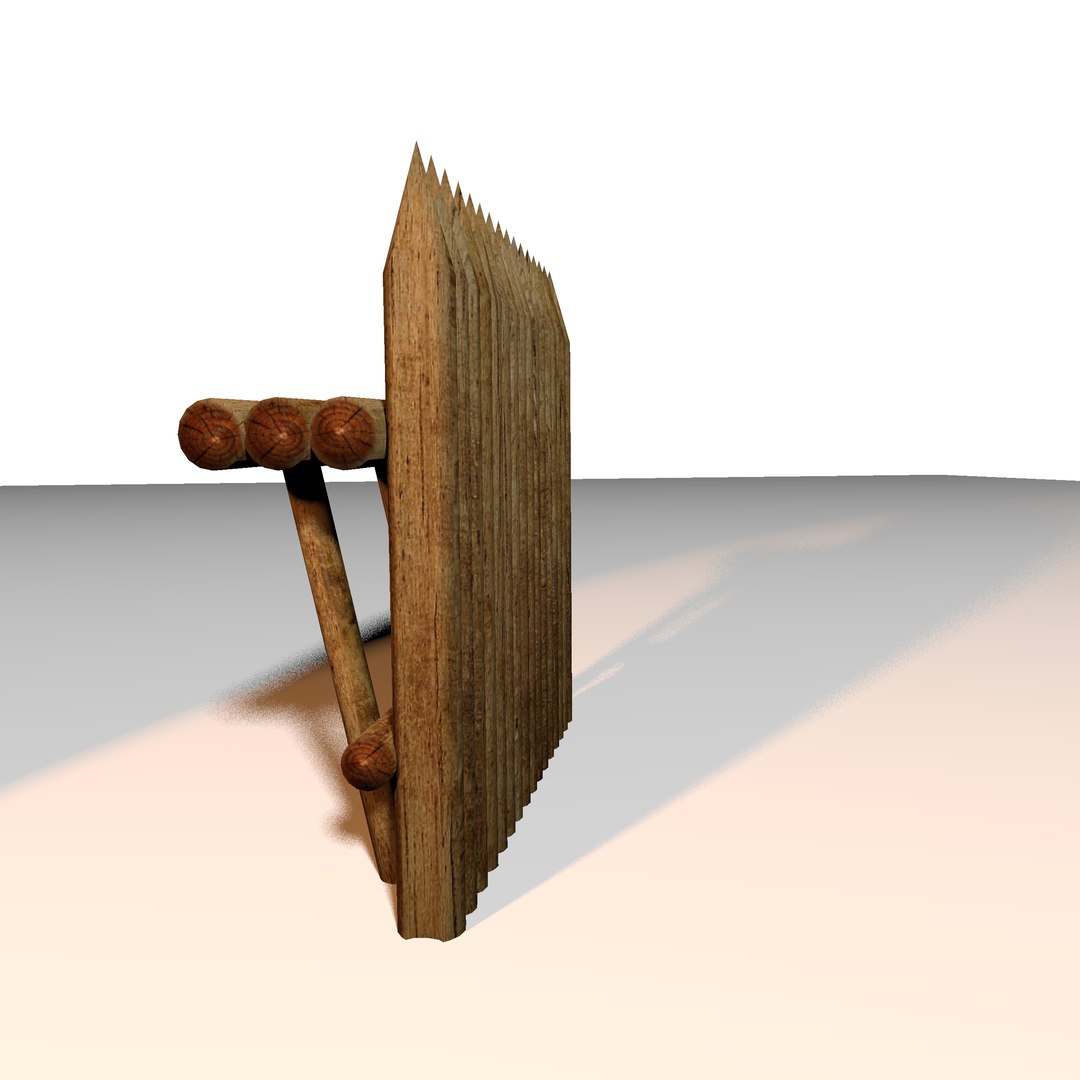 3d Wall Defence Model