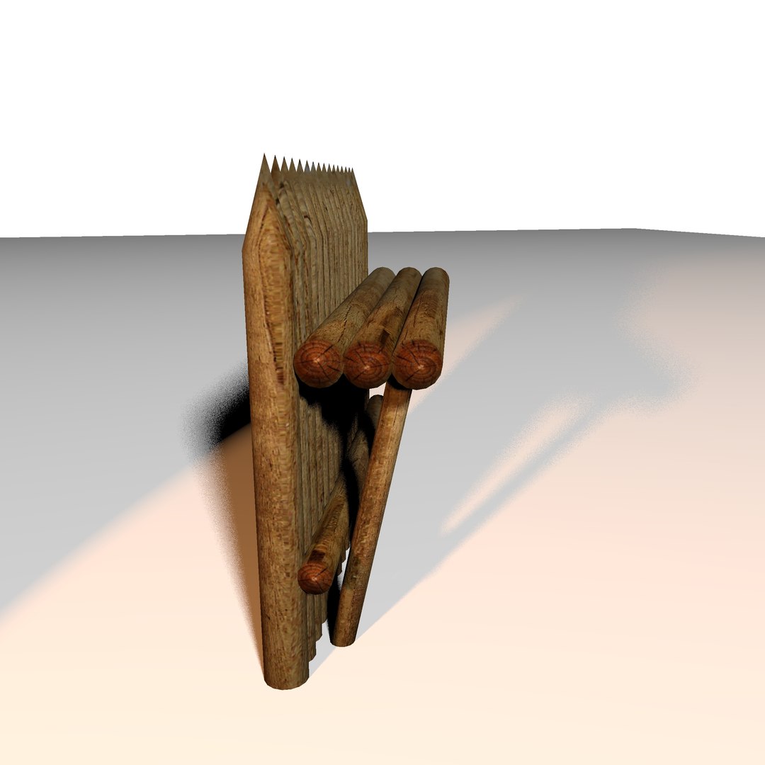 3d Wall Defence Model