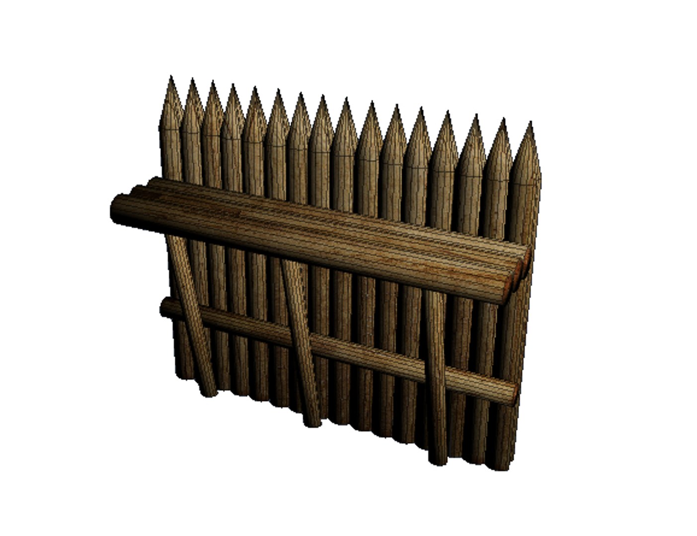 3d Wall Defence Model