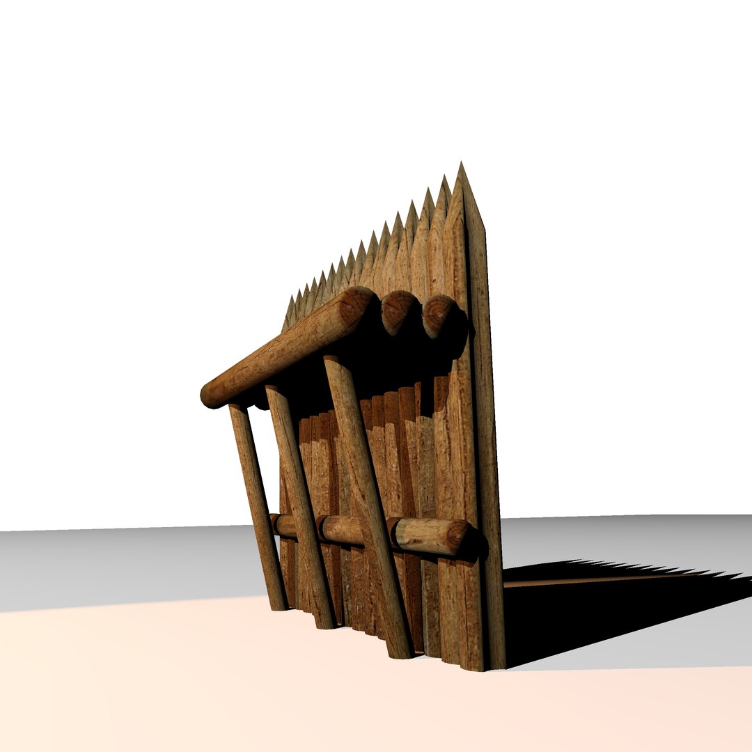 3d Wall Defence Model