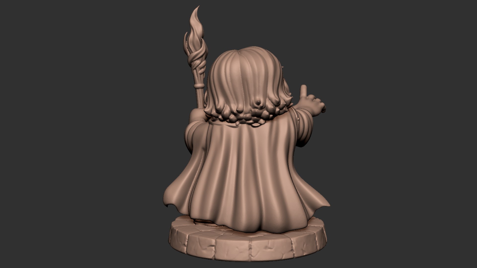Arcane Sage Chibi Fantasy Wizard 3D Printable 3D Model - TurboSquid 2534228