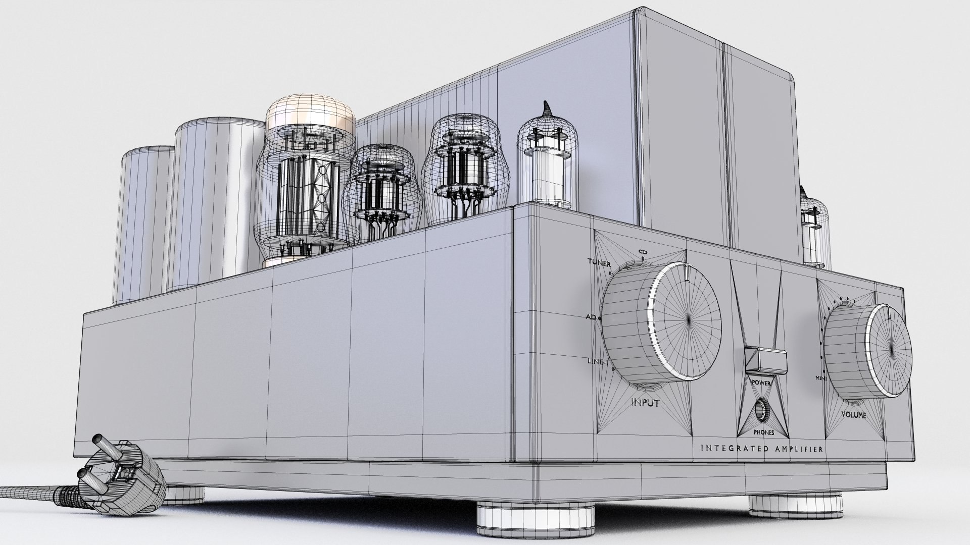 3D Amplifier Tube Vacuum Model - TurboSquid 1528624