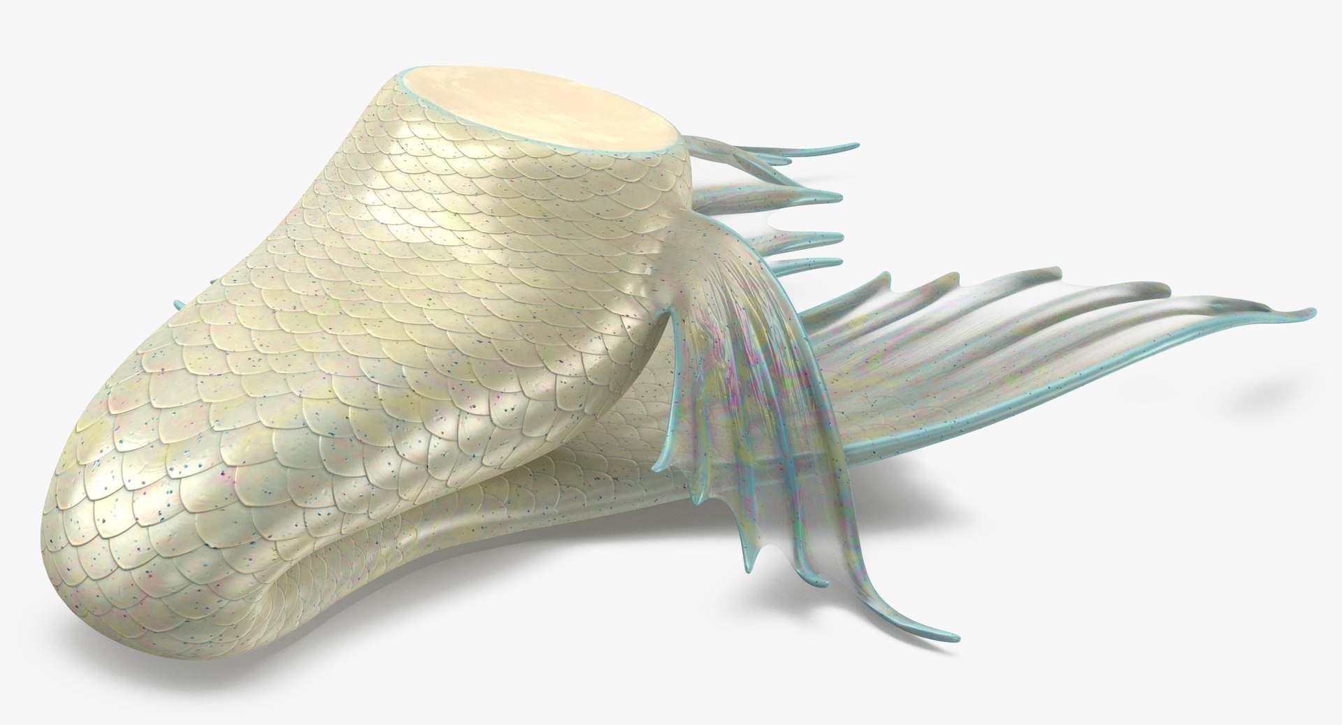 3D Mermaid Tail 03 Sitting Model - TurboSquid 1251464