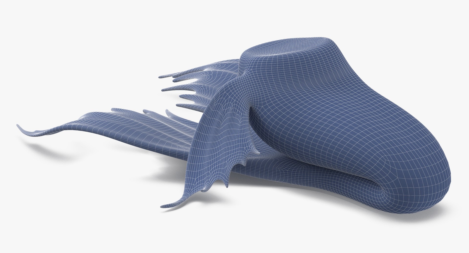 3D mermaid tail 03 sitting model - TurboSquid 1251464