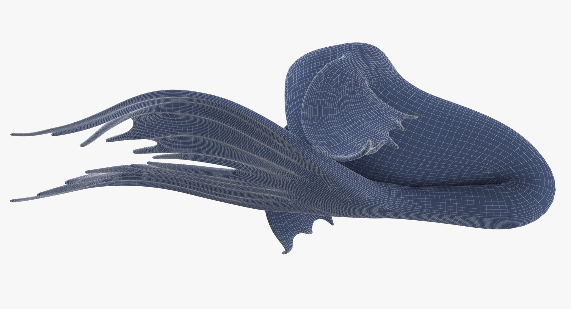 3D mermaid tail 03 sitting model - TurboSquid 1251464