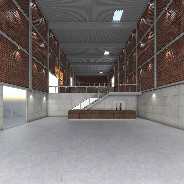 Warehouse interior 3D model - TurboSquid 1253992