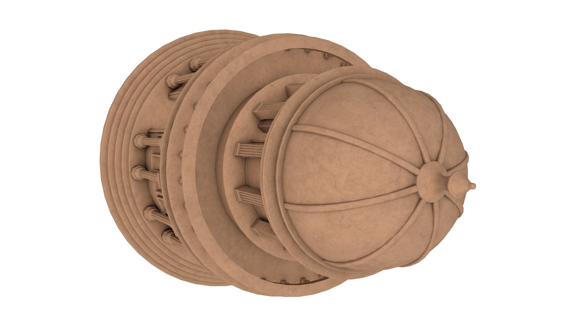 3D Rotunda - TurboSquid 2009323