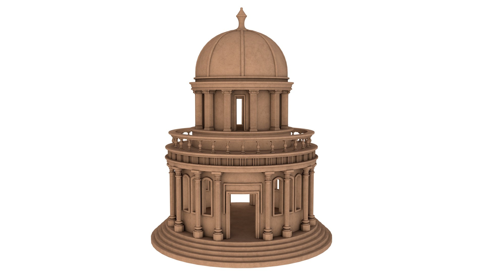 3D Rotunda - TurboSquid 2009323