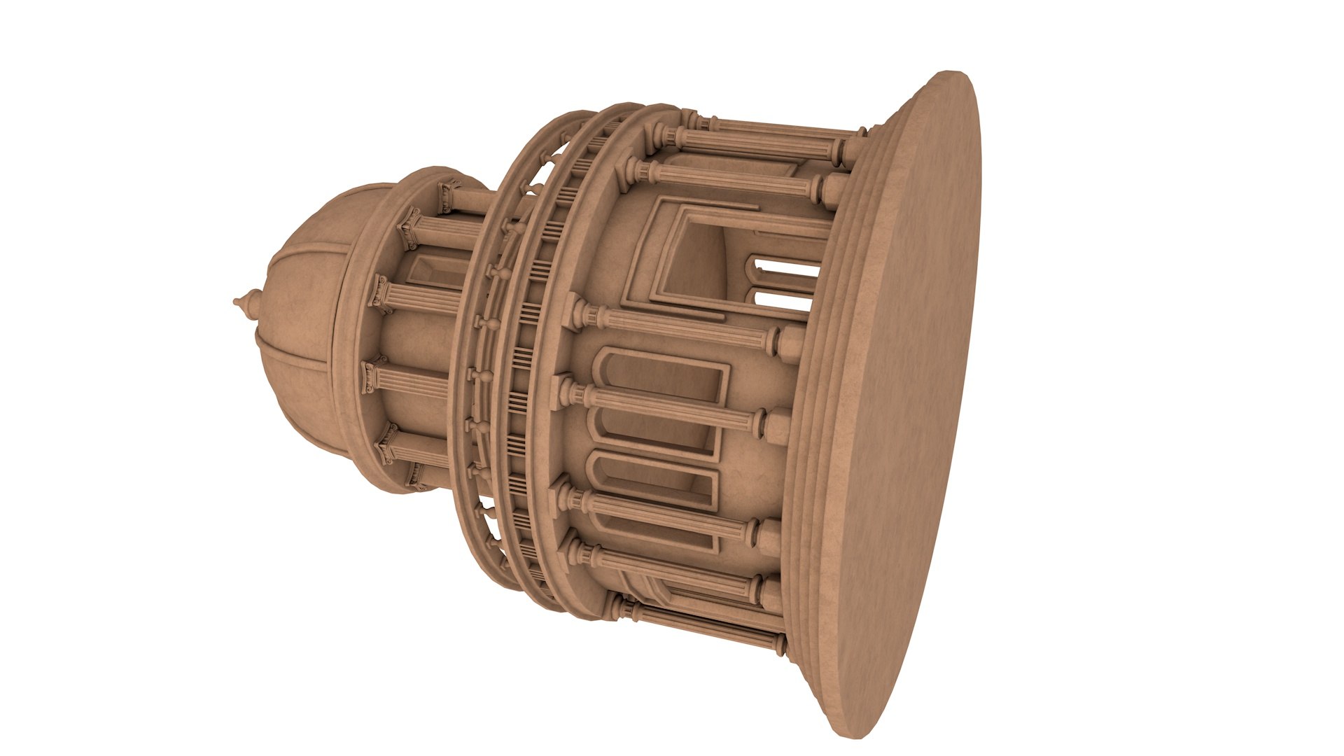 3D Rotunda - TurboSquid 2009323