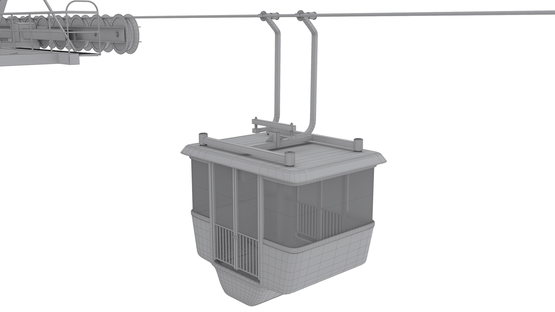 Cableway System 3D Model - TurboSquid 2205636