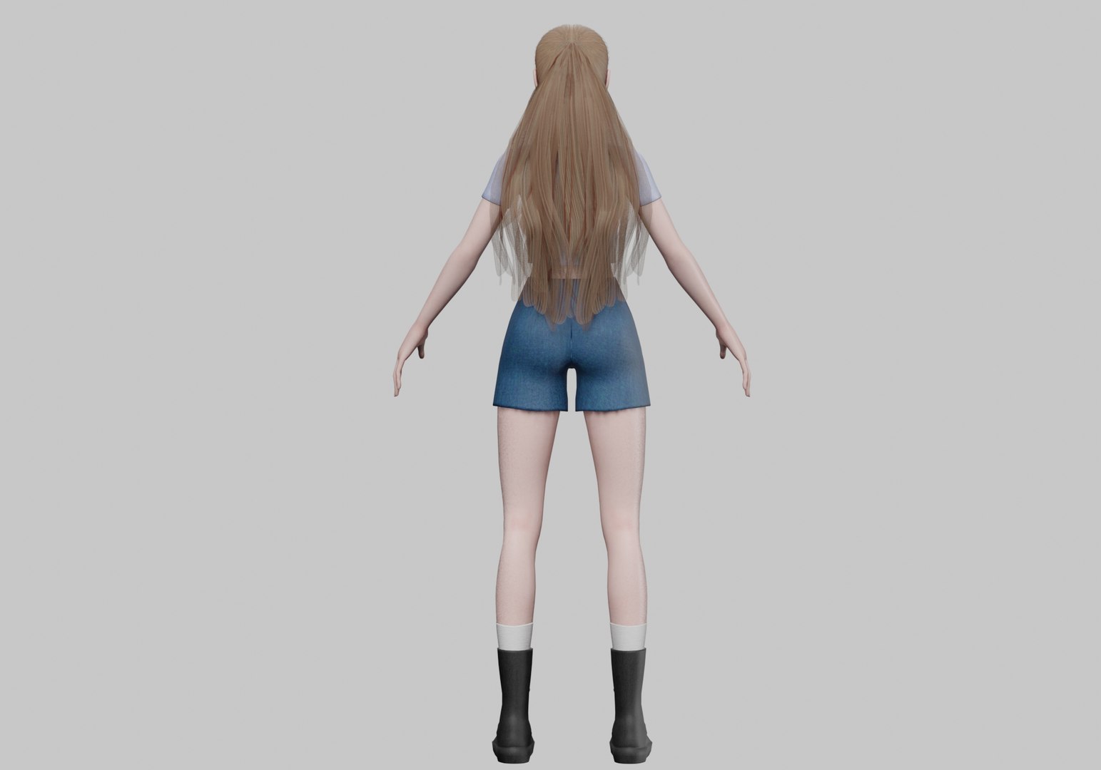 Cute Beautiful Girl V29482 3D Model - TurboSquid 2271545
