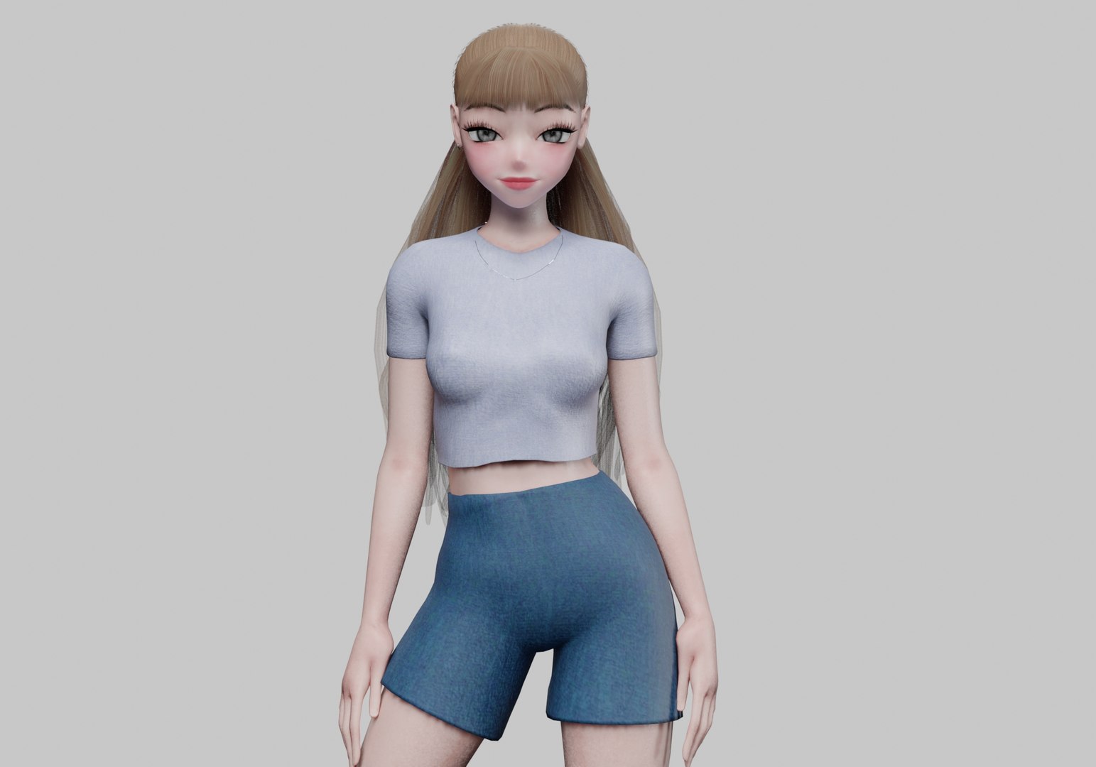 Cute Beautiful Girl V29482 3D Model - TurboSquid 2271545