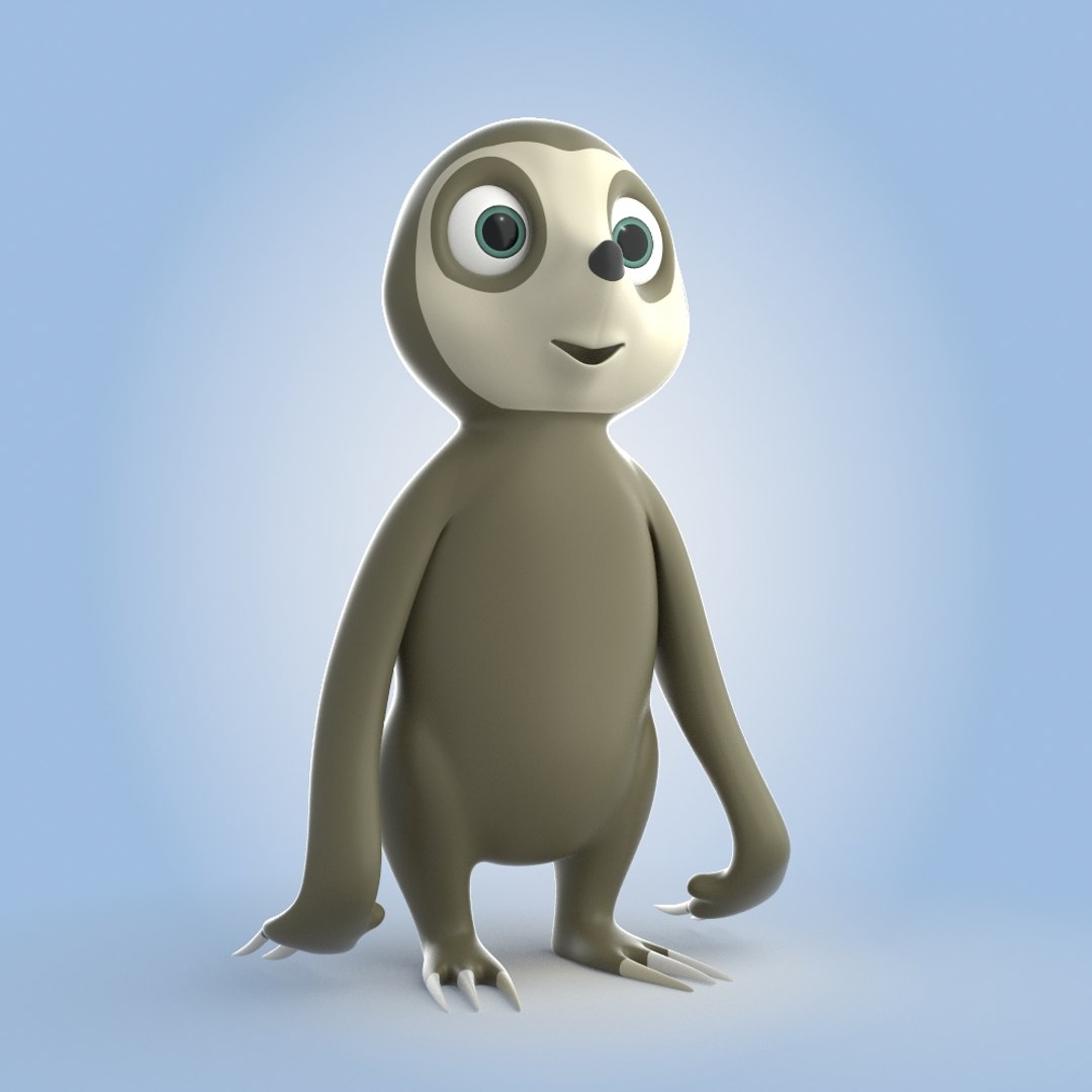 3D Model Sloth - TurboSquid 1839227