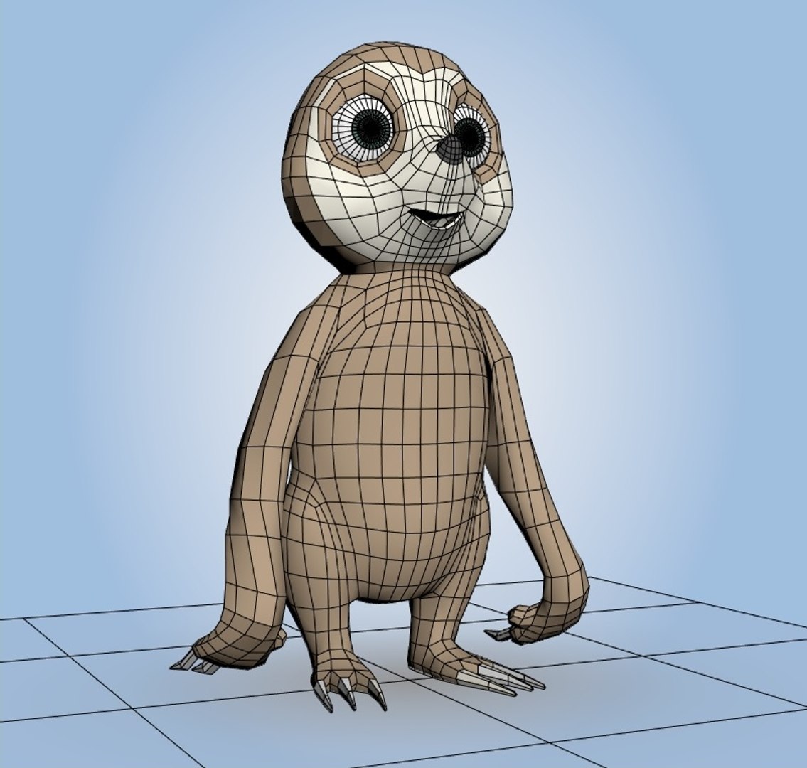 3D Model Sloth - TurboSquid 1839227