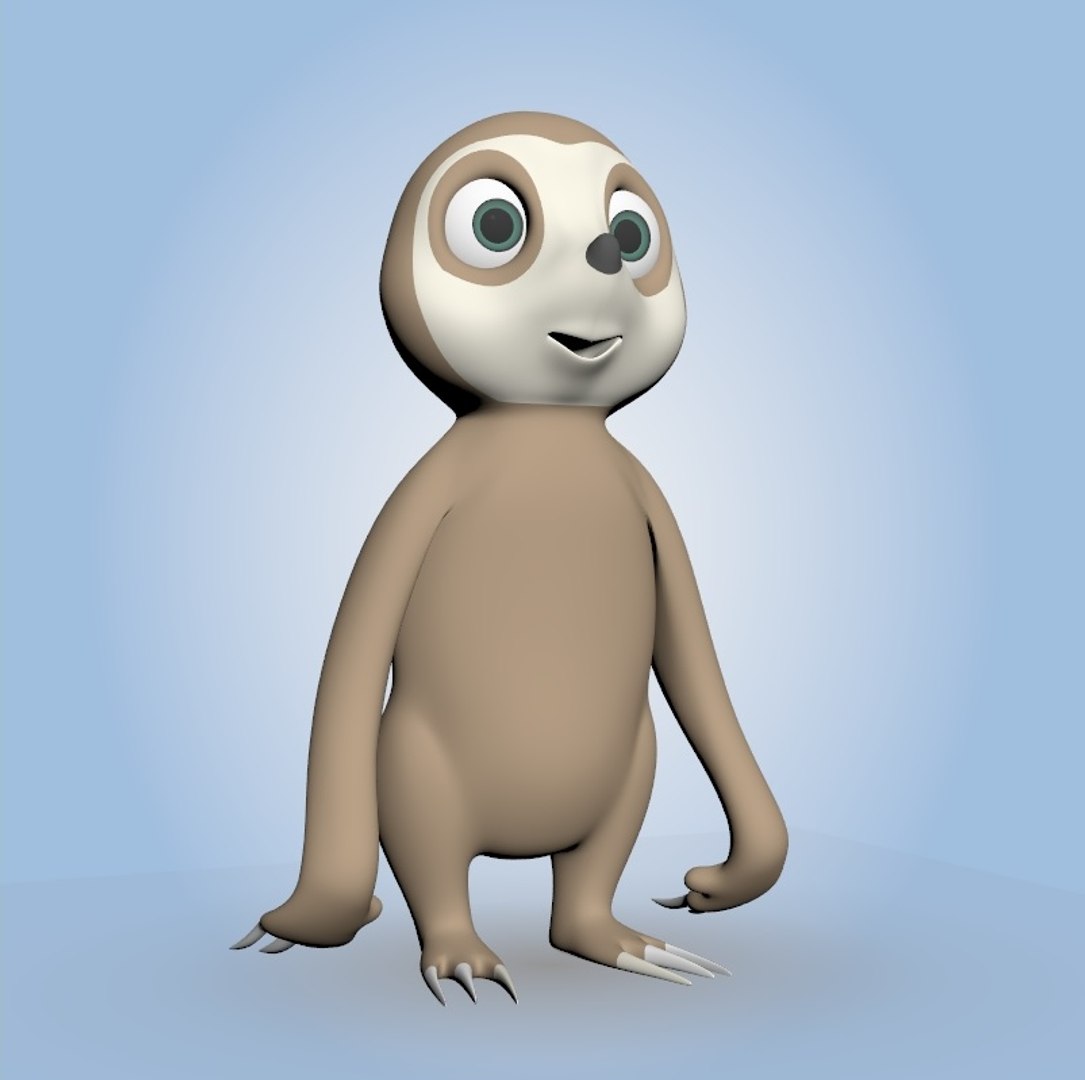 3D Model Sloth - TurboSquid 1839227