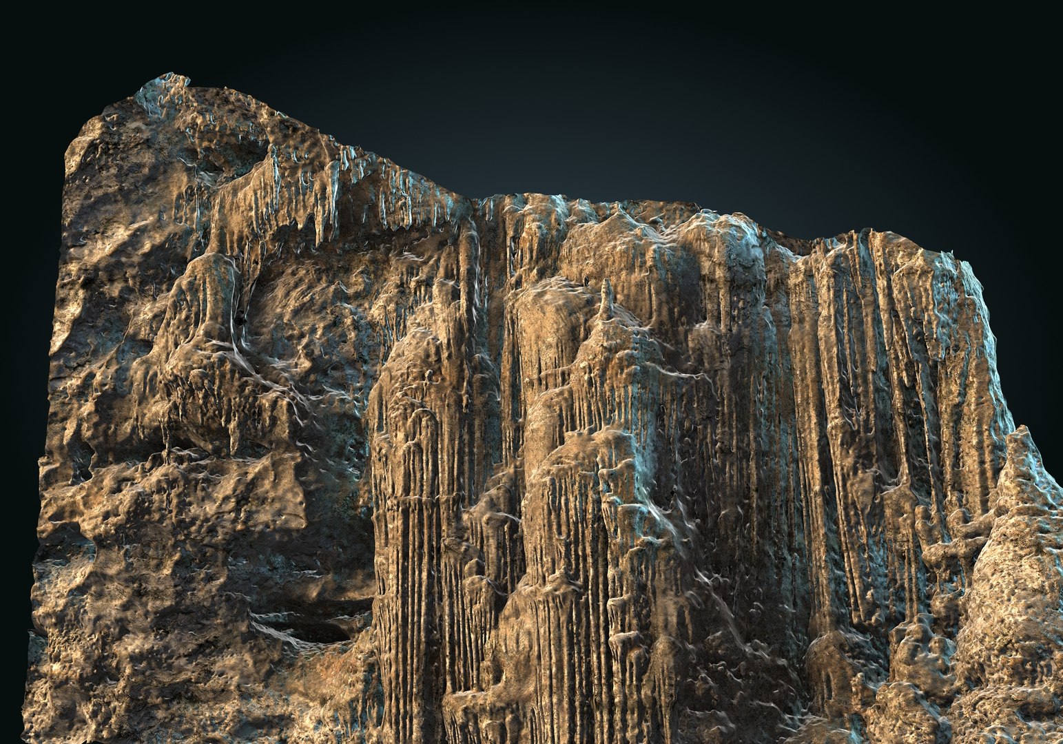 Cave Wall 3D Model - TurboSquid 1888899