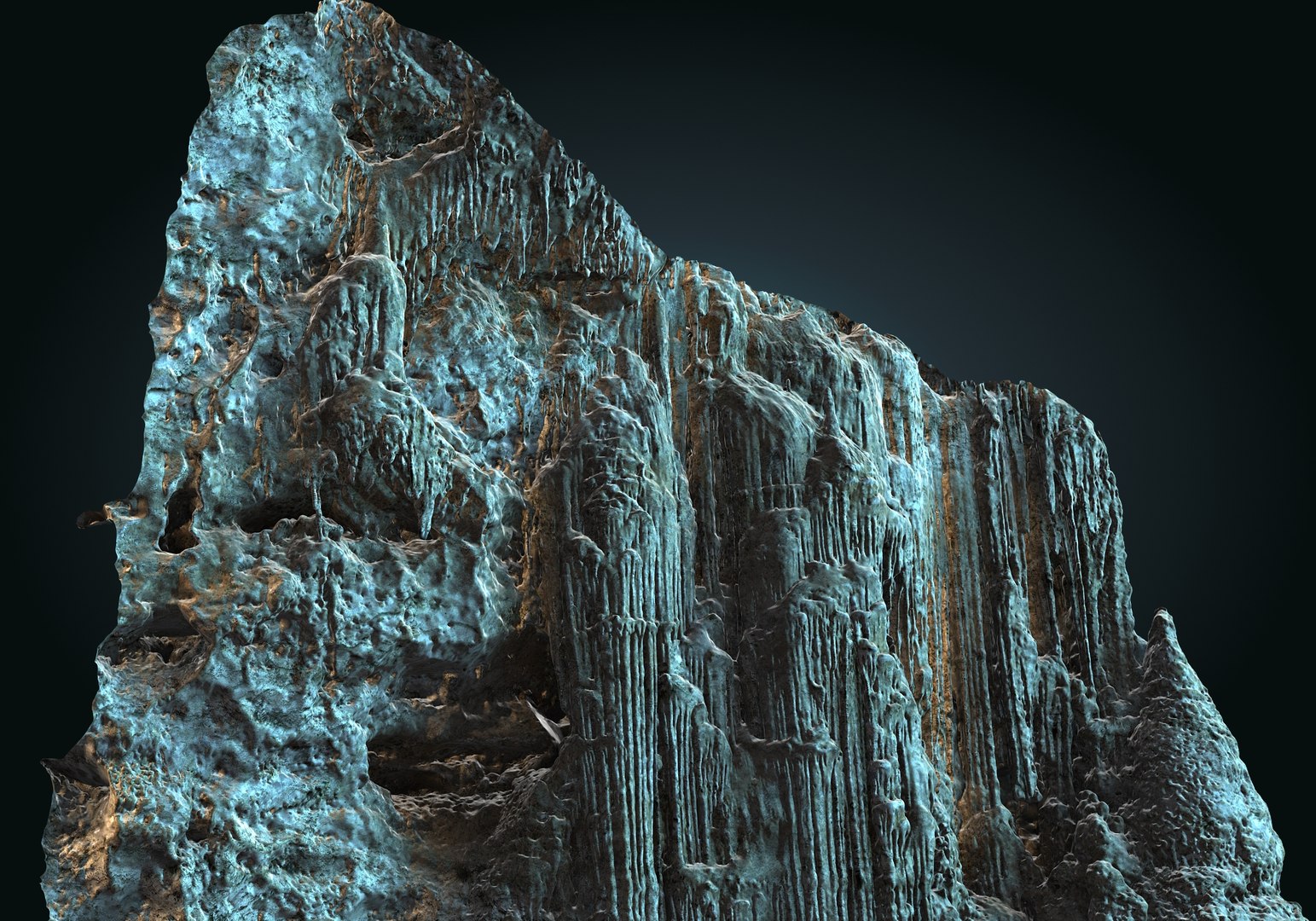 Cave Wall 3D Model - TurboSquid 1888899