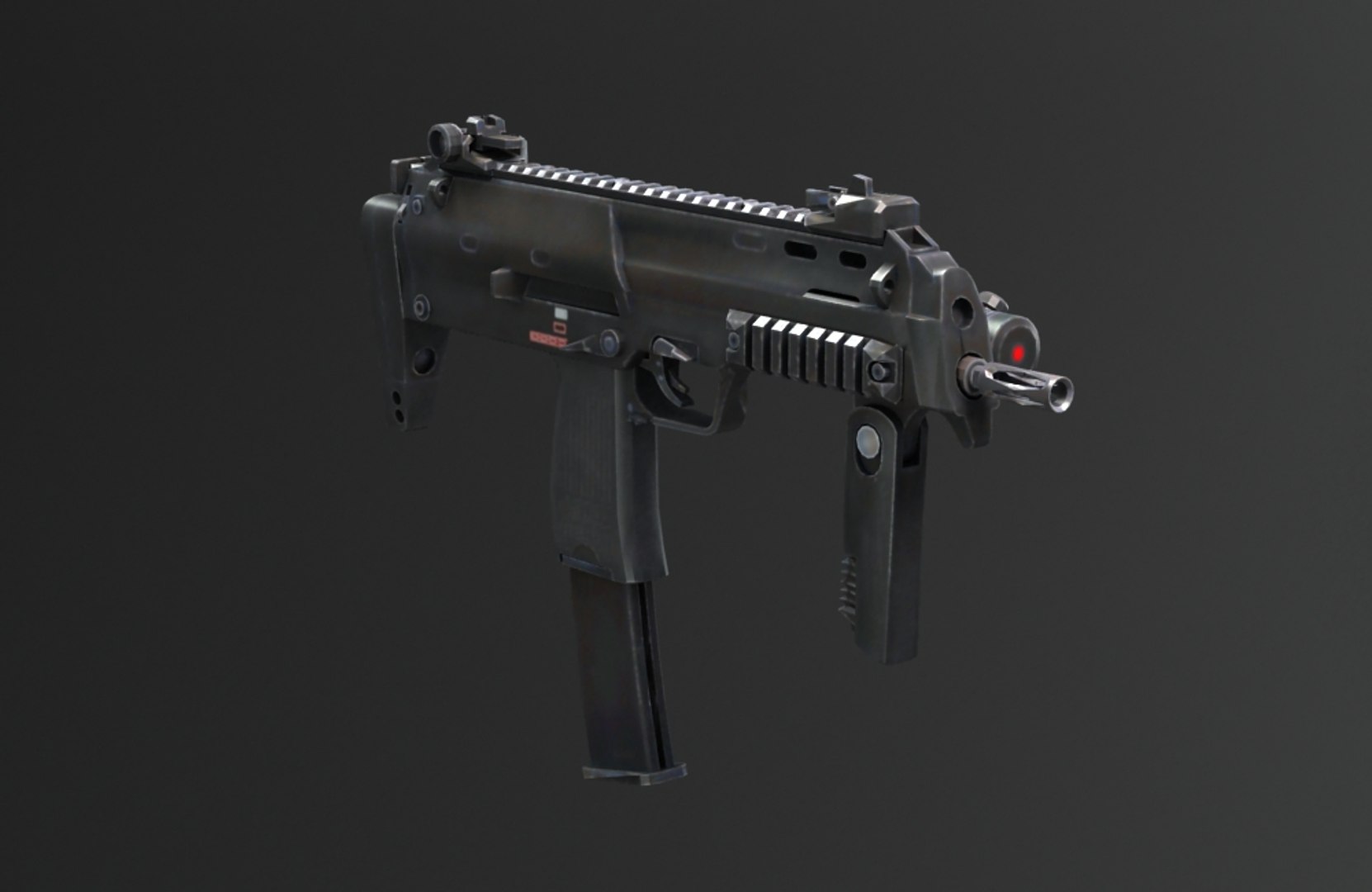 Mp7a1 Pdw Submachine Rig Model - TurboSquid 1557571