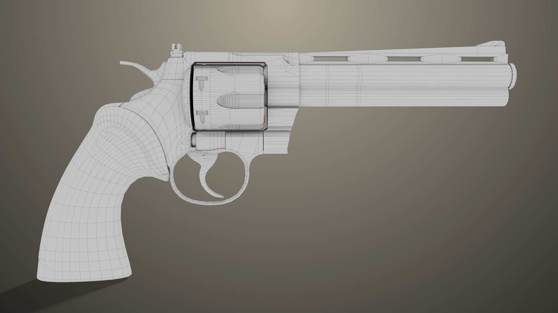 3D Revolver 05 Black Colt Python All PBR Unity UE Textures - TurboSquid ...