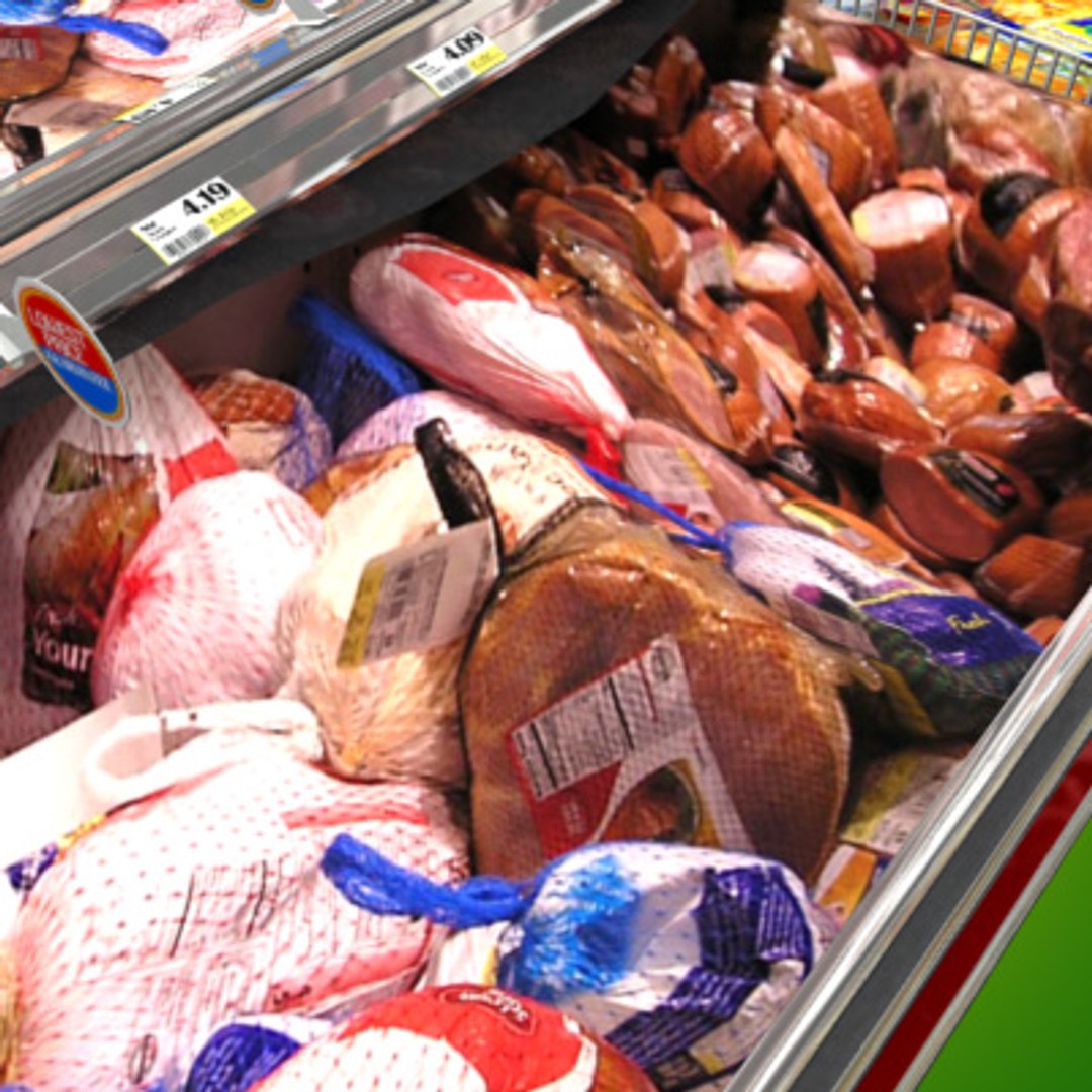 3d model grocery store freezer aisle